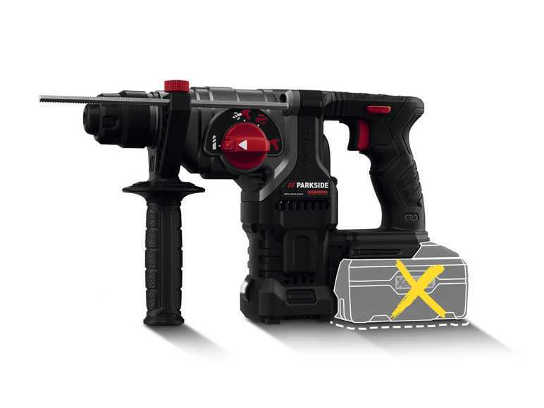 PARKSIDE PERFORMANCE® Aku kombinované kladivo 20 V PKHAP 20-Li C3 – bez ...